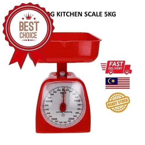 Analogue Kitchen Weighing Scale 5KG | Shopee Malaysia