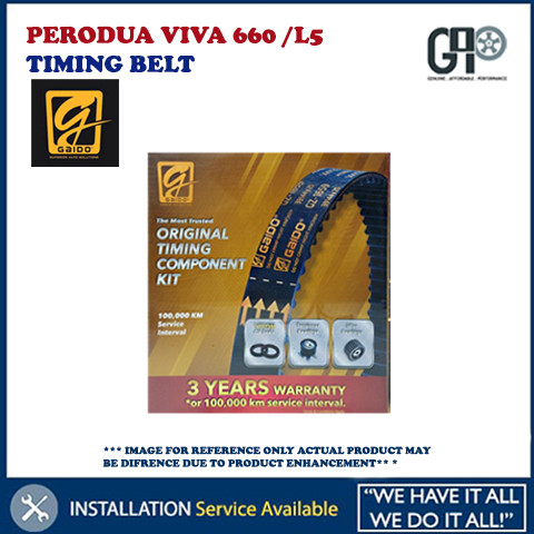 Perodua Viva 660 /L5 GAIDO Timing Belt Set | Shopee Malaysia