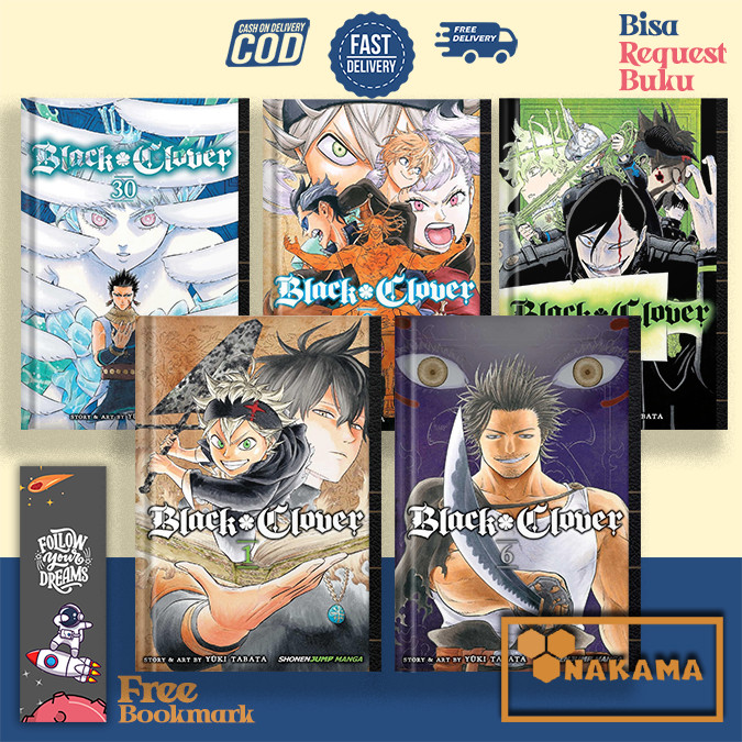 Manga Black Clover (30 book series) by Yshuki Tabata (English Version ...