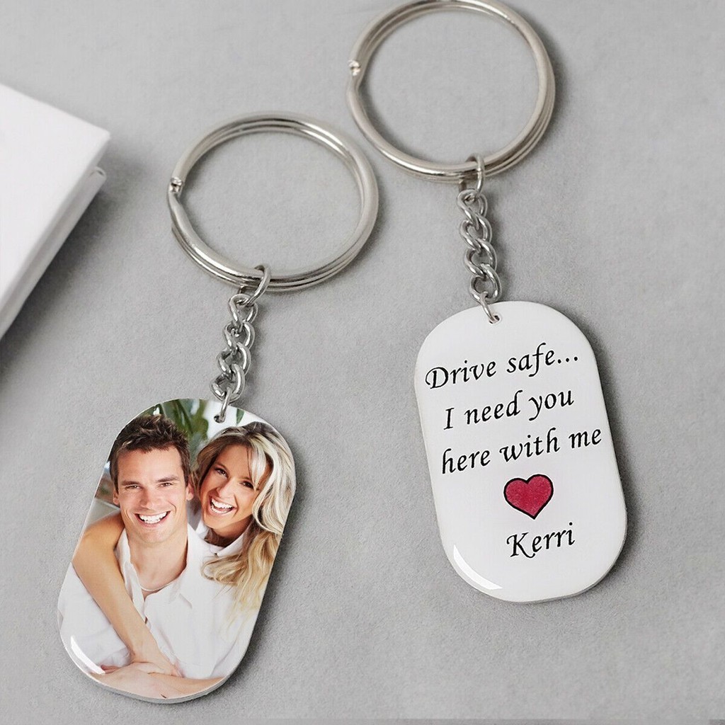 Safe Driving Customized keychain car key pendant customized gifts ...