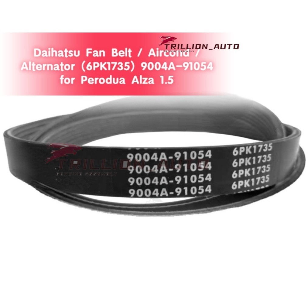 Mitsuboshi Fan Belt 6PK1735 Air Cond,Alternator Fan Belt Perodua Alza ...