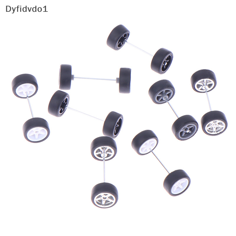 Dyfidvdo1 1Set DIY Racing Vehicle Toys 1:64 Car Wheels For Rubber Tire ...