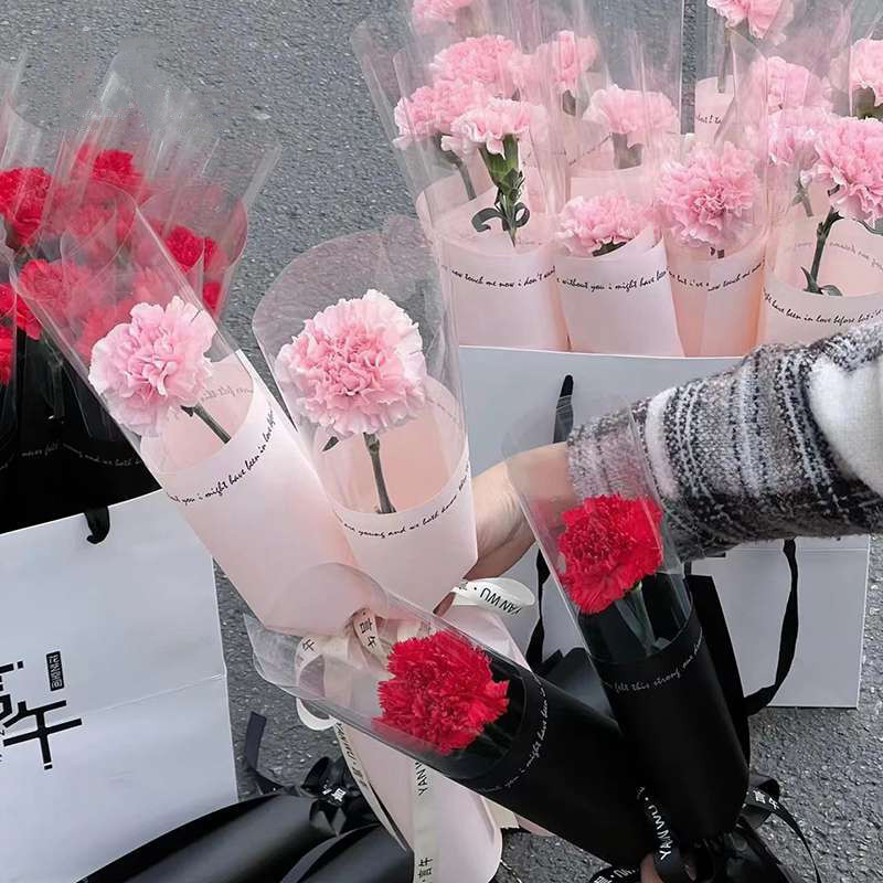 SHIOK Goddess Single Flower Bag OPP Wrapper For Flower Arrangement ...