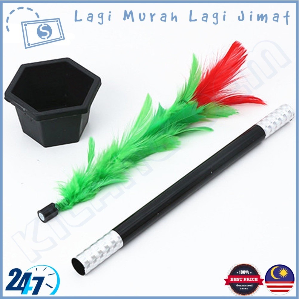Tongkat Bunga Silap Mata Creative Flowerpot Wand Flower Magic Show ...