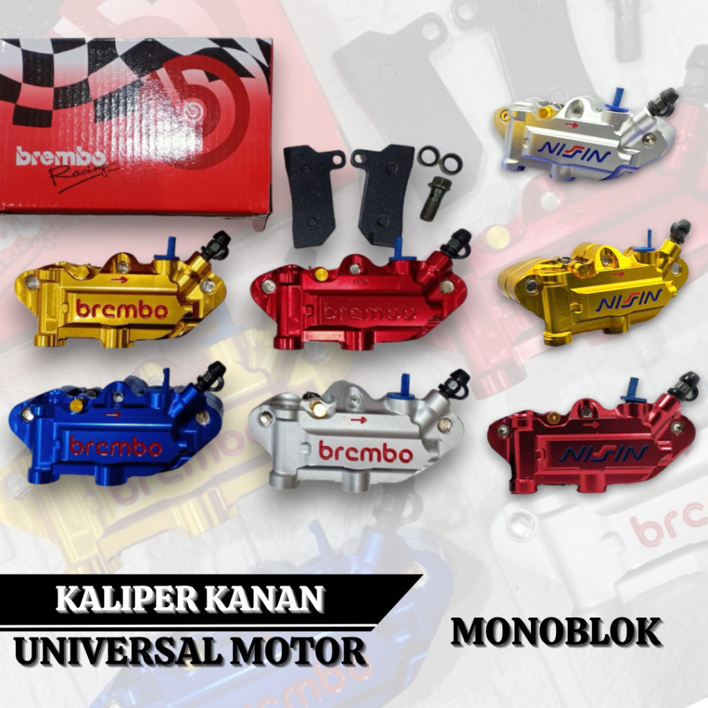 Monoblock Disc Caliper 4 Piston Free Brake Pad Monoblock Caliper 4P ...