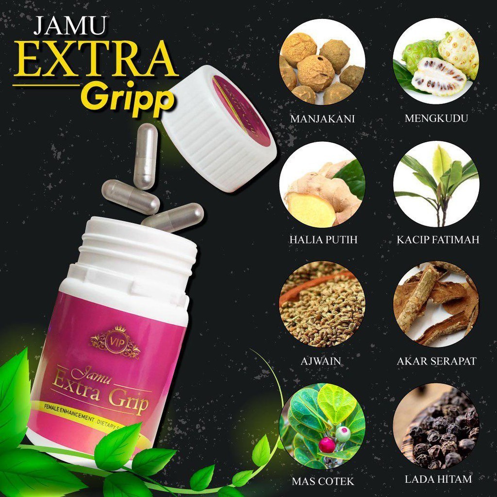 Jamu Extra Grip 30 Kapsul Beauty Supplement | Shopee Malaysia