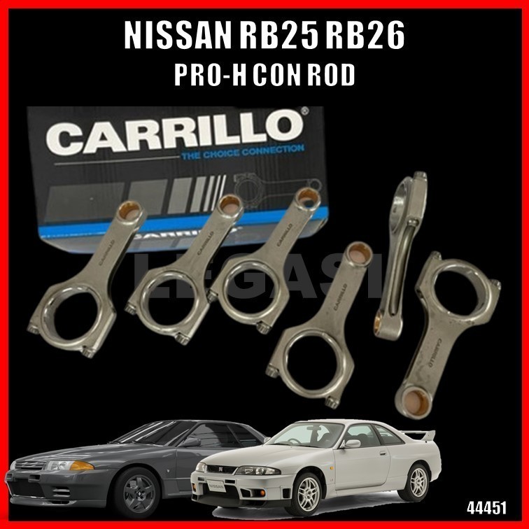 Nissan RB25 & RB26 CARRILLO® PRO-H H-Beam Con Rod (6 pcs) | Shopee Malaysia