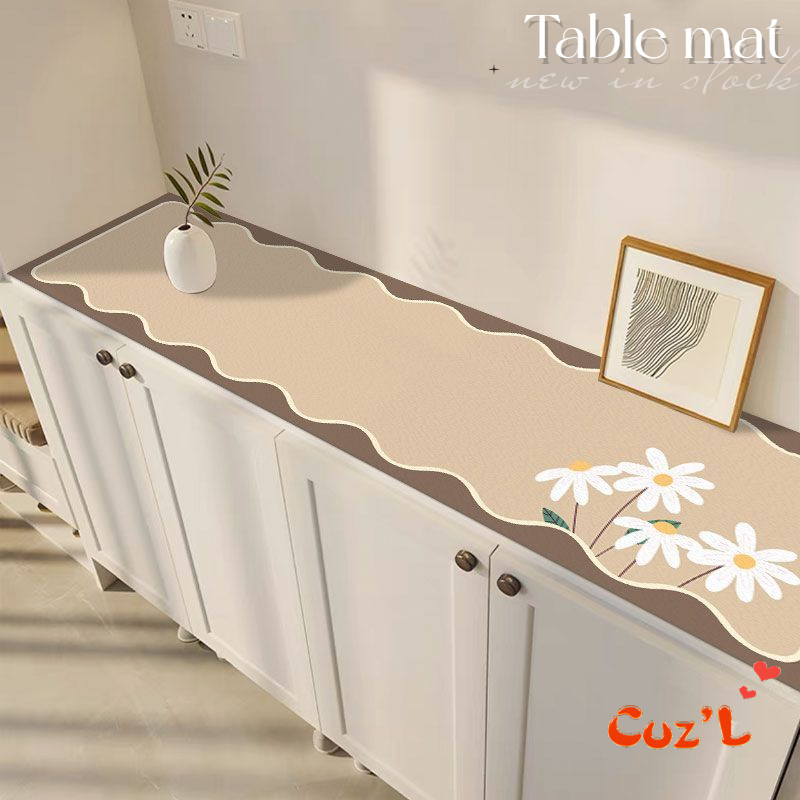 TV Cabinet Table Mat Pvc Shoe Cabinet Cover Mat End Table Mat Table ...