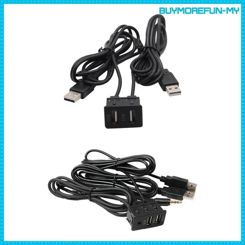 [BuymorefunMY] Car Flush Mount USB Extension Cables, Port USB Car ...