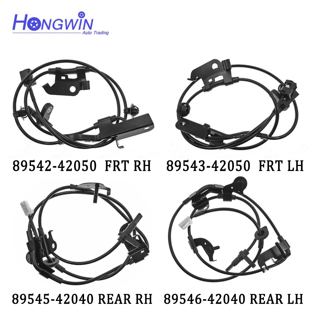 4PCS Rear Front Left Right Wheel Speed ABS Sensor For Toyota RAV4 2006 ...