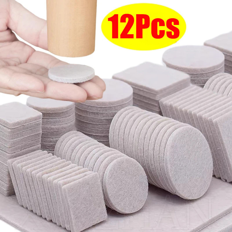 Universal Thickened Table Legs Sticker - Self-Adhesive Felt Furniture ...