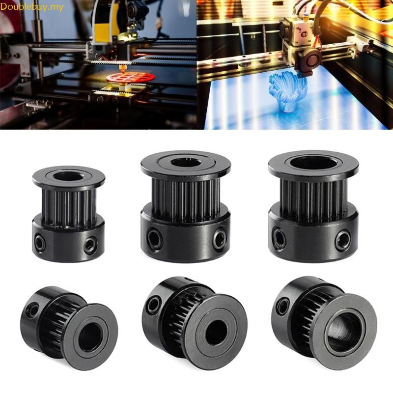 Doublebuy GT2 Pulley 16 Teeth 20 Teeth 6mm Width Timing Belt Pulley ...
