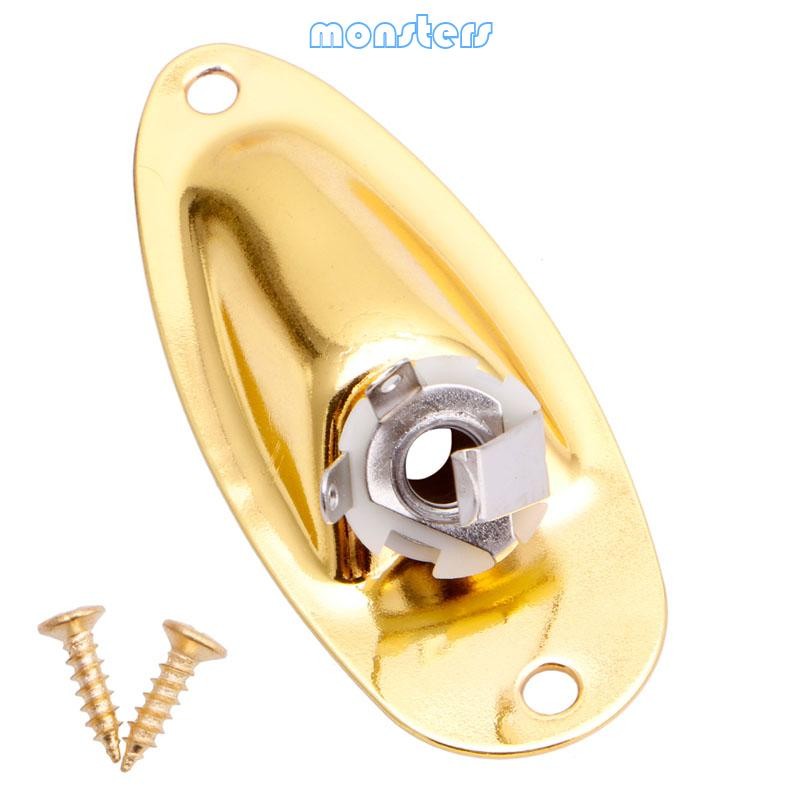 Mon Replacement Boat Input Output Jack Plate Socket For Fender Guitar ...