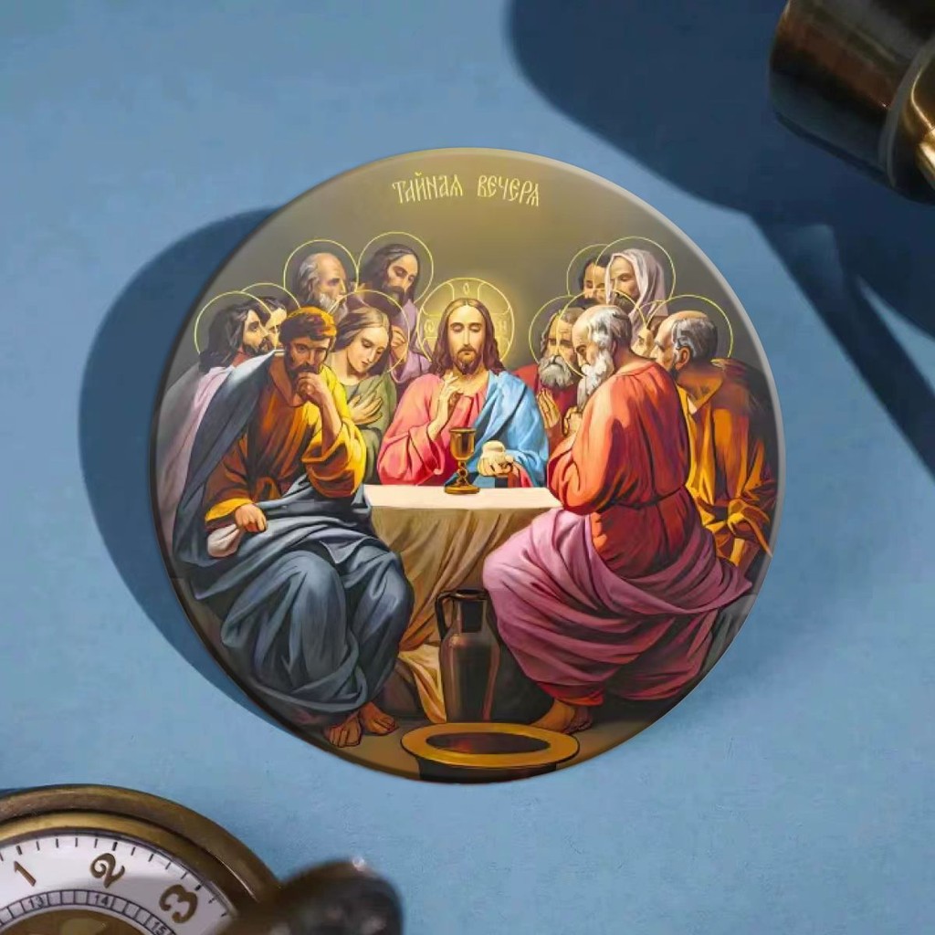 The Last Supper Commemorative Coin Badge Bar World Famous Painting ...