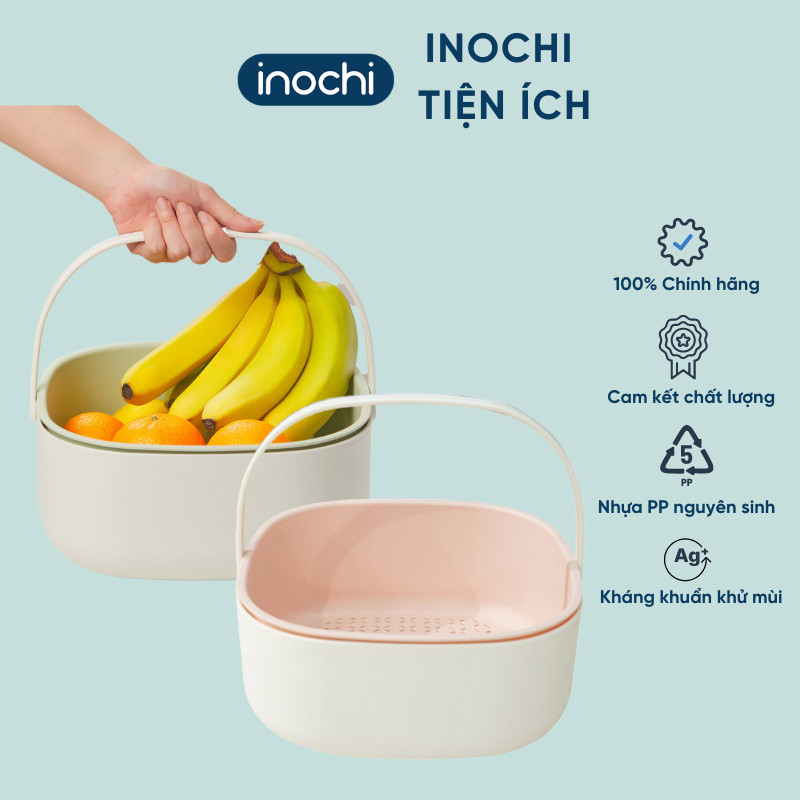 Yoko Inochi 27cm basket set with handle (Japanese standard) | Shopee ...