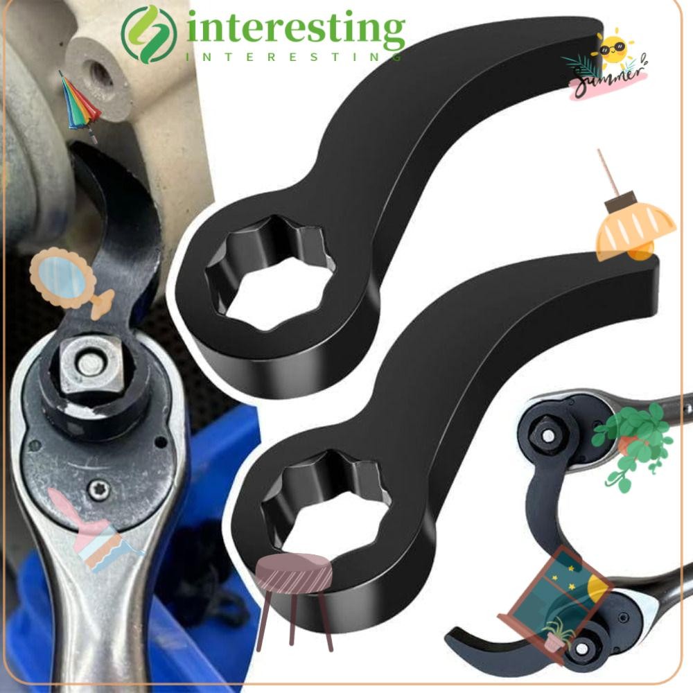 INTERESTING Pry Bar Wrench Head, Fits 3/8" Ratchet Unlimited Ratcheting ...