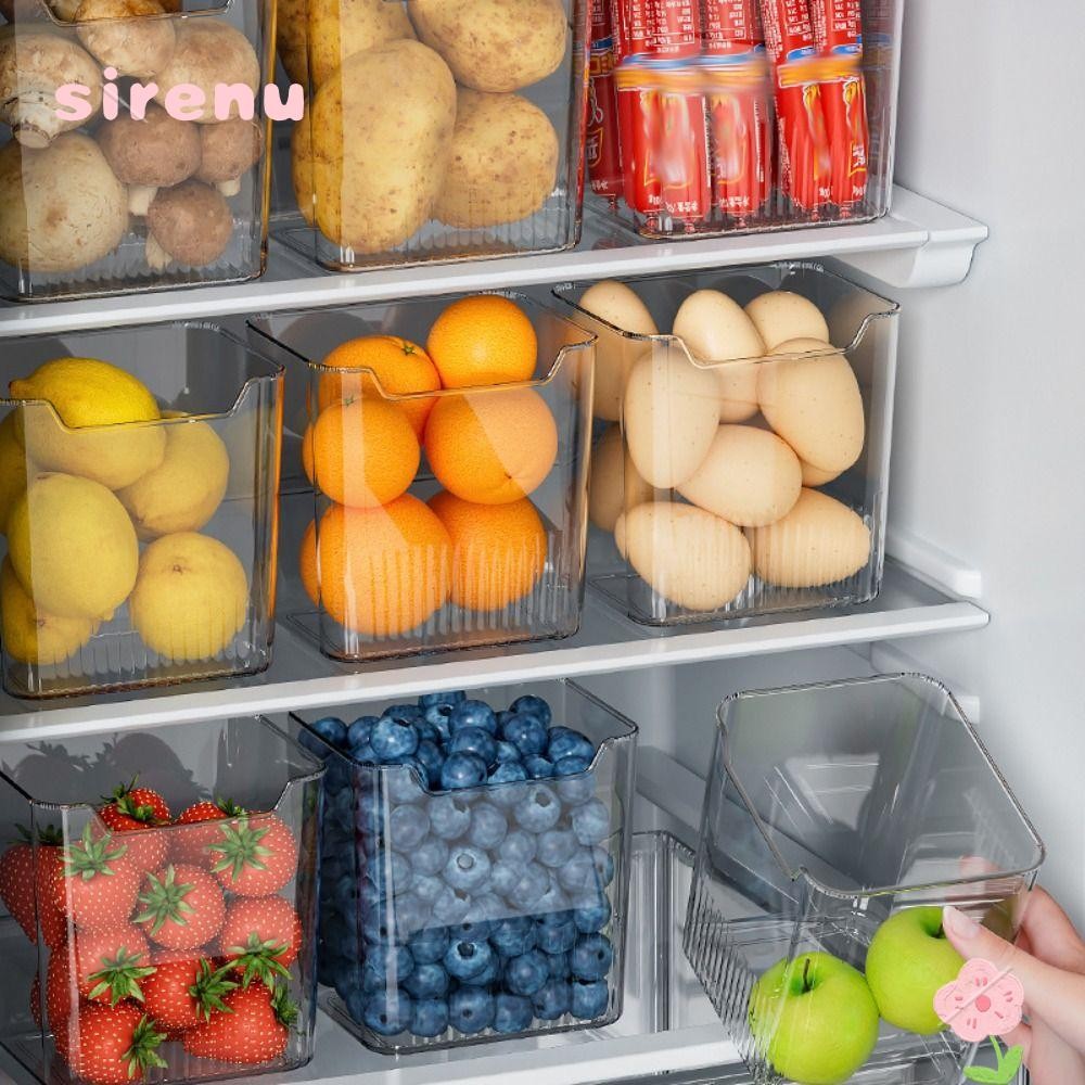 SIRENU Fridge Organizer Rack, Fresh Preservation Food Classification ...