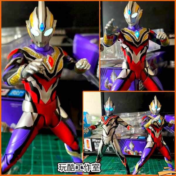 ultraman figure mainan ultraman ultraman z Shf Truth Light Dark Triga ...