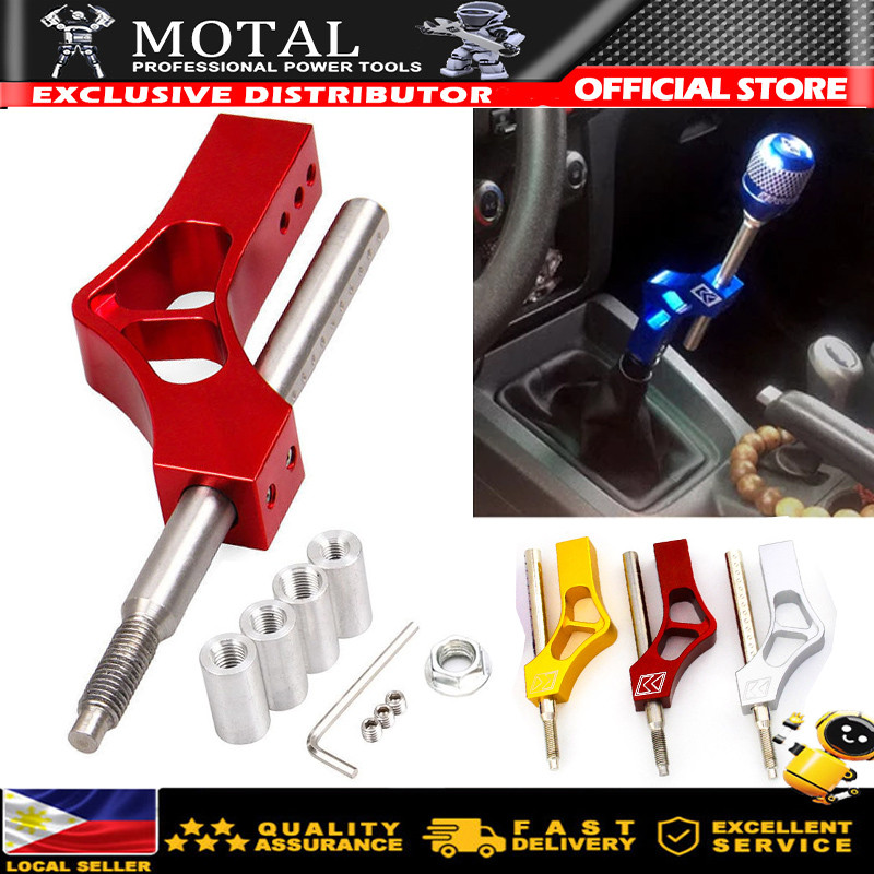 Gear Shift Knob Extender for Car Adjustable Aluminum Shifter Lever ...