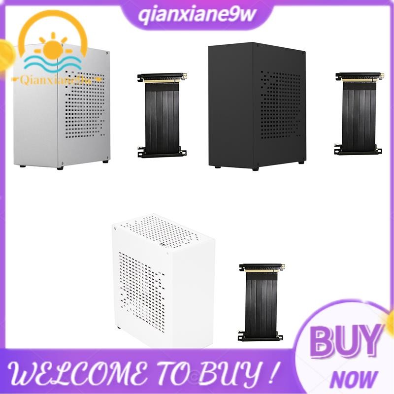 A07 Mini ITX Computer Case Chassis HTPC Host Case USB3.0 ITX Enclosure with Graphics Card ...