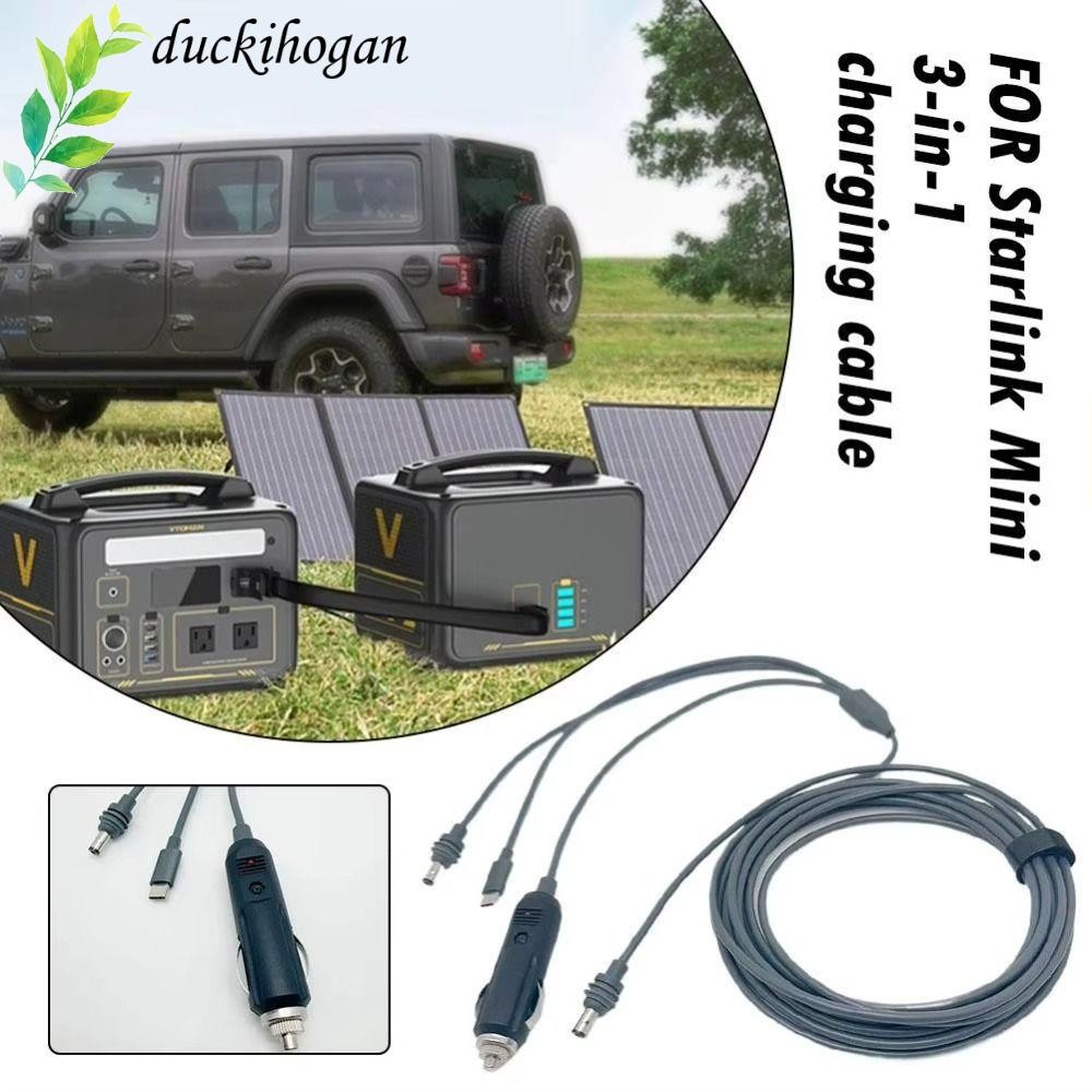 DUCKIHOGAN DC Car Power Cable, Type C+ DC Waterproof Car Charger Cable ...