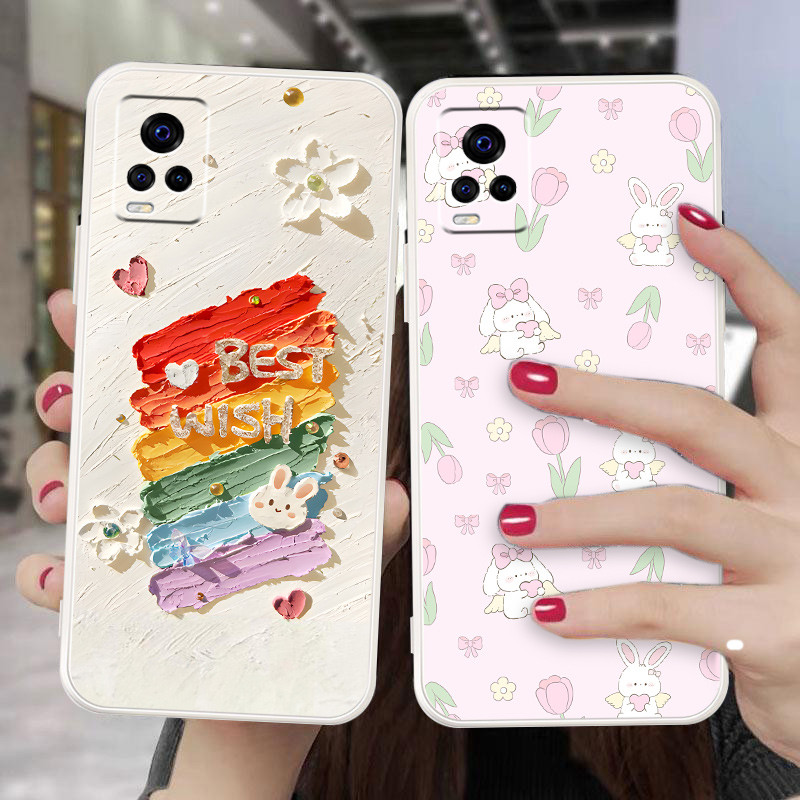 White Soft Case for VIVO V20 V20pro v2021 v2040 v2025 Anticrack Casing ...