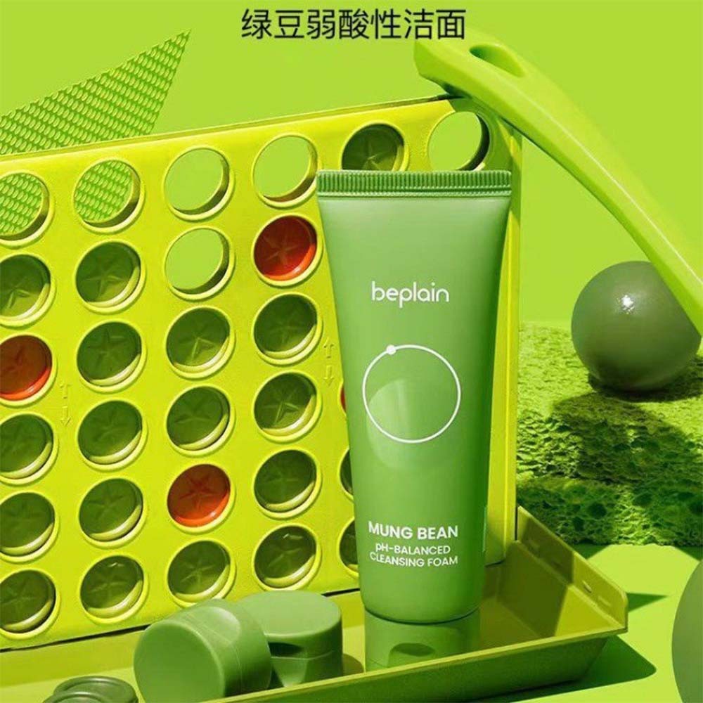 BePlain mung bean mildly acidic cleansing foam 80ml | Shopee Malaysia