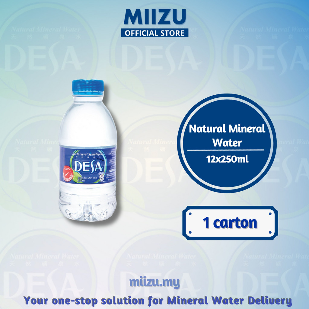 Desa Natural Mineral Water 12x250ml | Shopee Malaysia