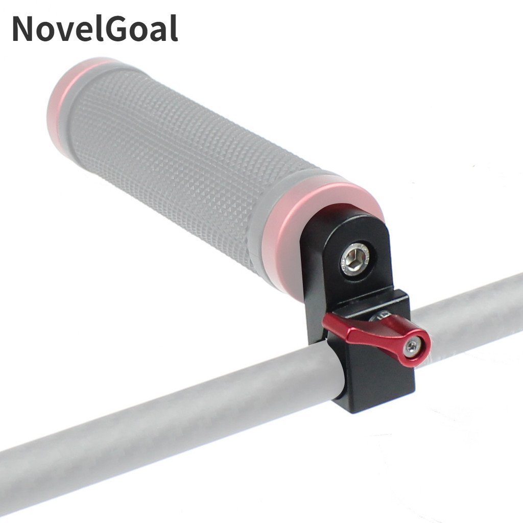NovelGoal 15mm Rod tube Support Clamp Mount Adapter for Top Handle Grip ...