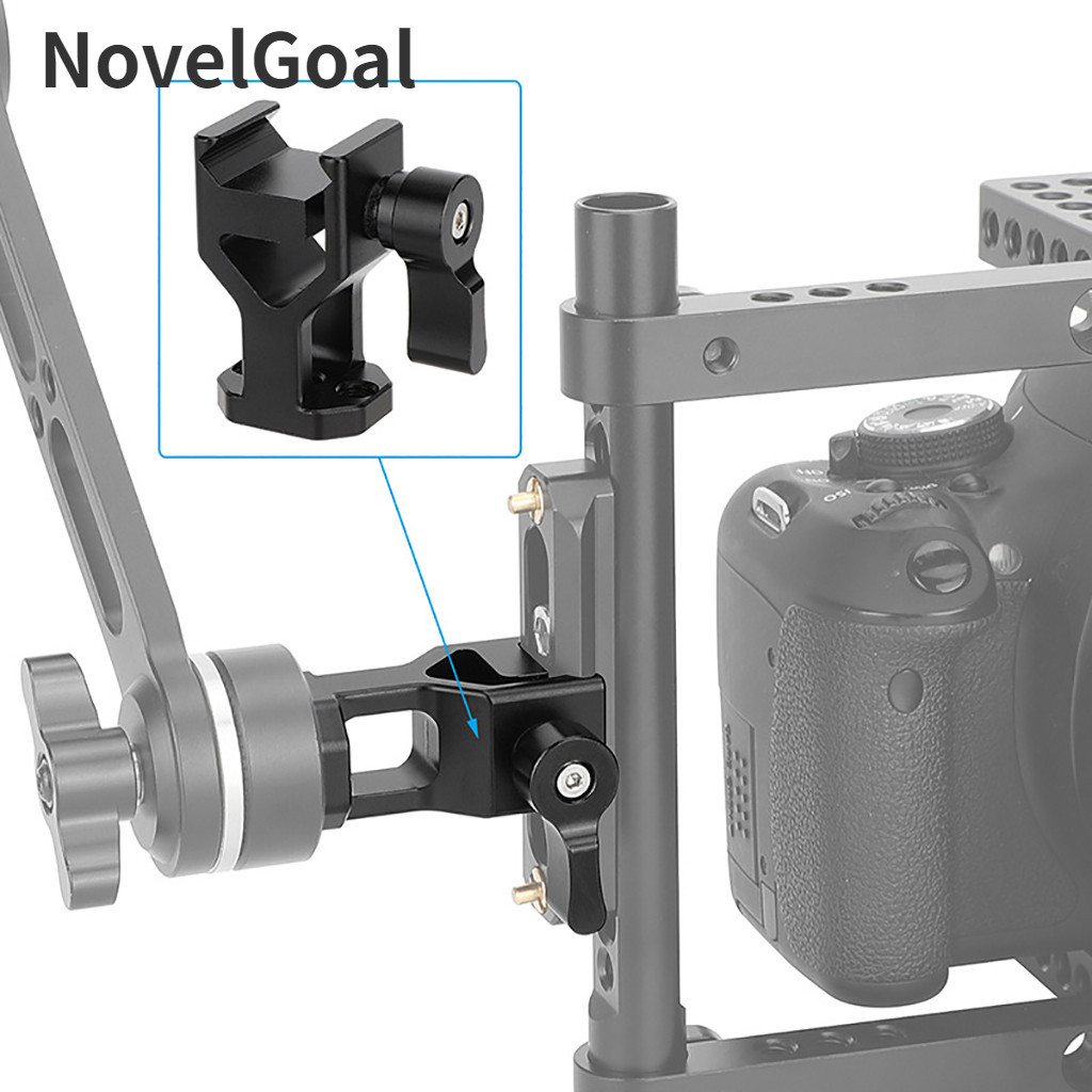 NovelGoal NATO Clamp to 1/4" Screw Hole Adapter Extension Mount for ...