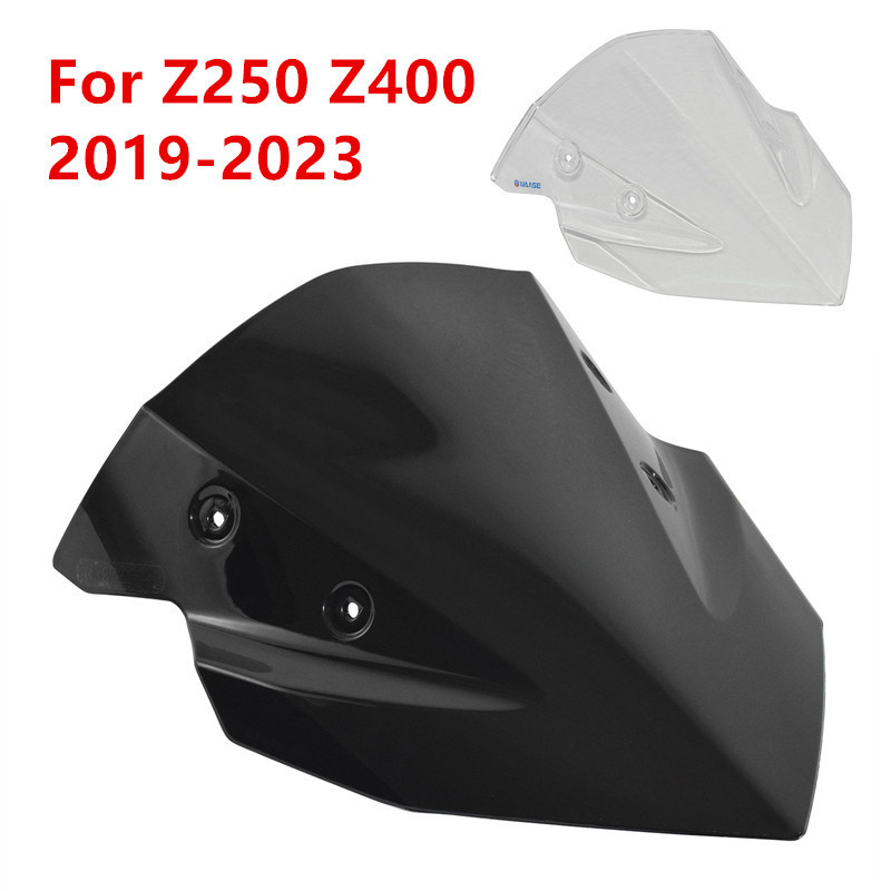 Motorbike For Kawasaki Z250 Z400 2019 2020 2021 2022 2023 Windscreen ...