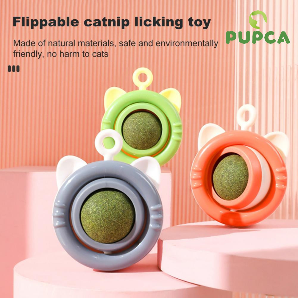 Cat Toy Cat Catnip Toy Wall Mounted Cat Licking Toy With Replaceable