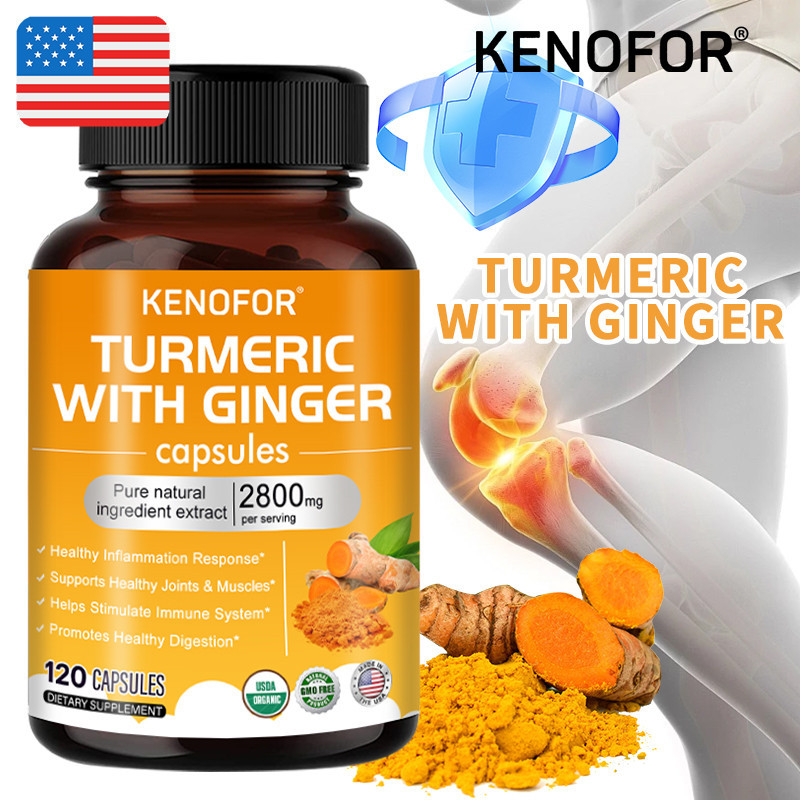 Kenofor Turmeric and Ginger Capsules, A Joint Support Supplement with ...