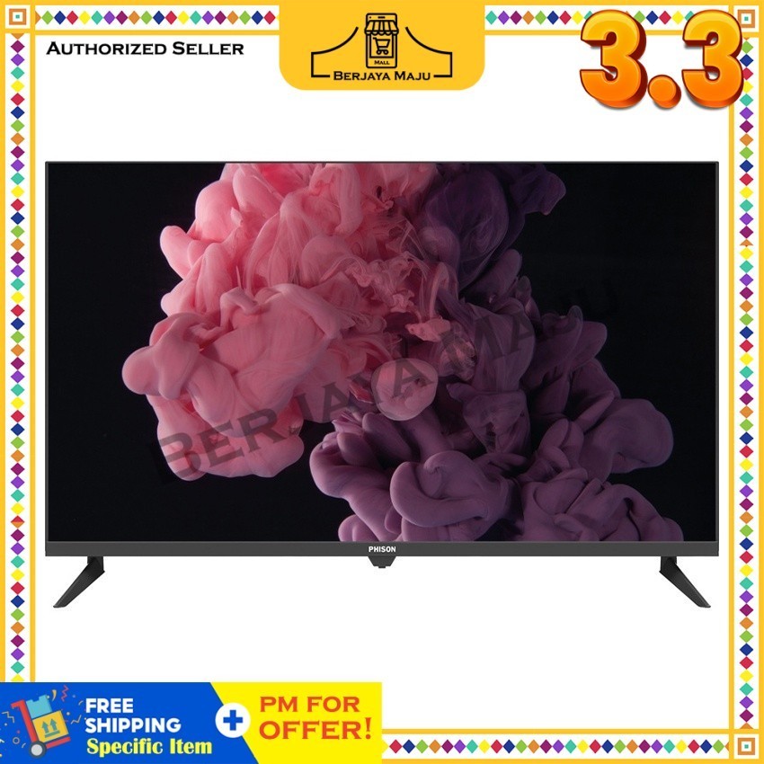 Phison 40" Full HD Slim Bezel LED TV PTV-P4030 | Shopee Malaysia