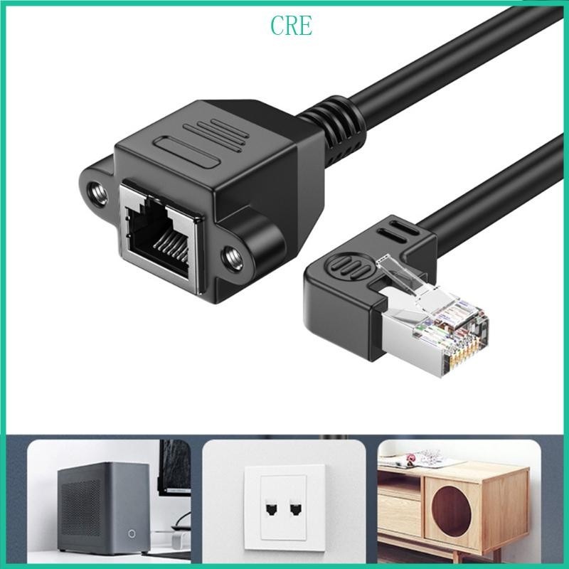 CRE Cat5 Male Female Cable Extension Cord Support Cat5 Standard RJ45 ...