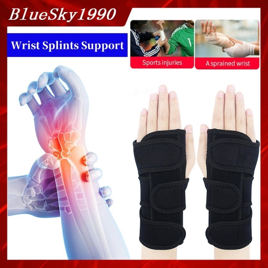 Hand Wrist Support Splint , Hand Wrist Brace Pain Relief Metal Wrist ...