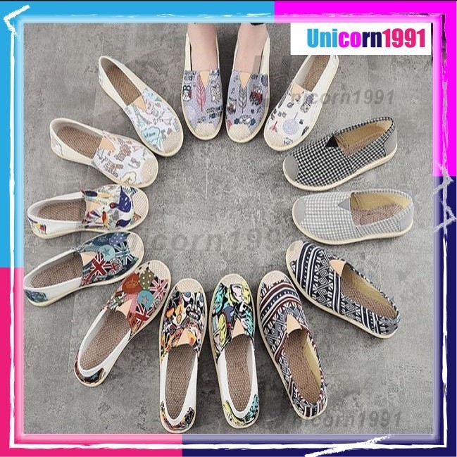 🌟【 Murah Sekali】🌟Vintage Shoes - Kasut Perempuan Kasut Kain Wanita ...