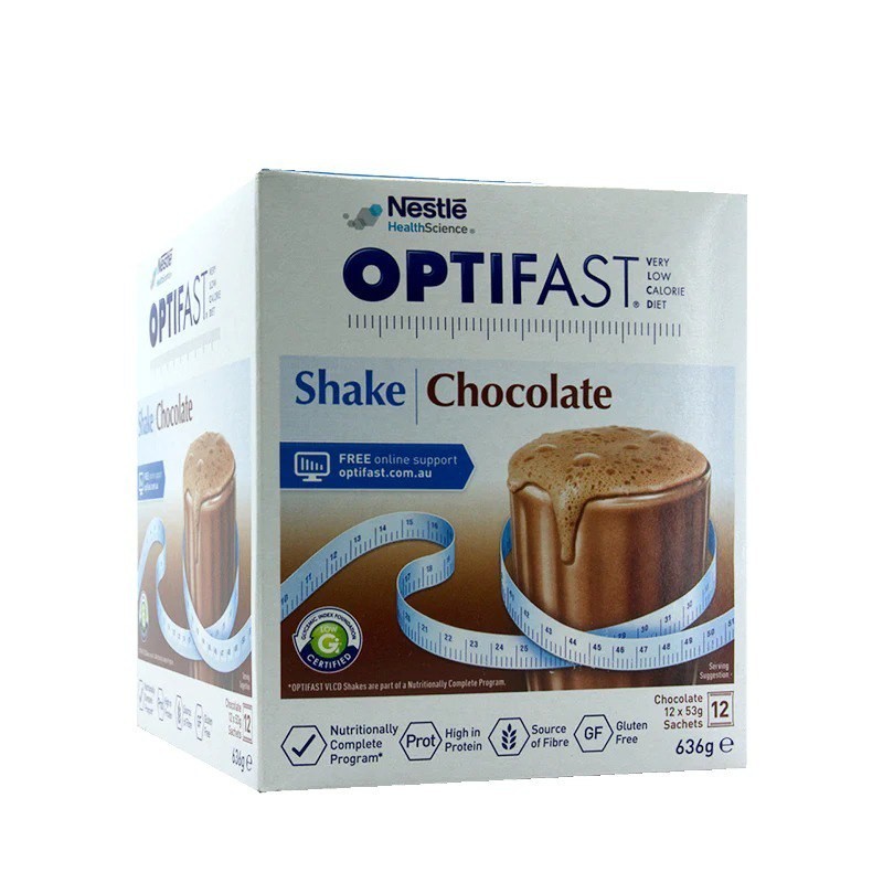 (CLEARANCE) NESTLE OPTIFAST CHOC MILK SHAKE 12'S (EXP:09/2024) | Shopee ...