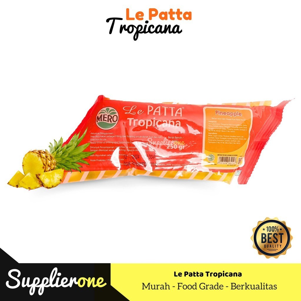 Le Patta Tropicana Pineapple 250g / Pineapple Jam / Bread Filling Jam ...