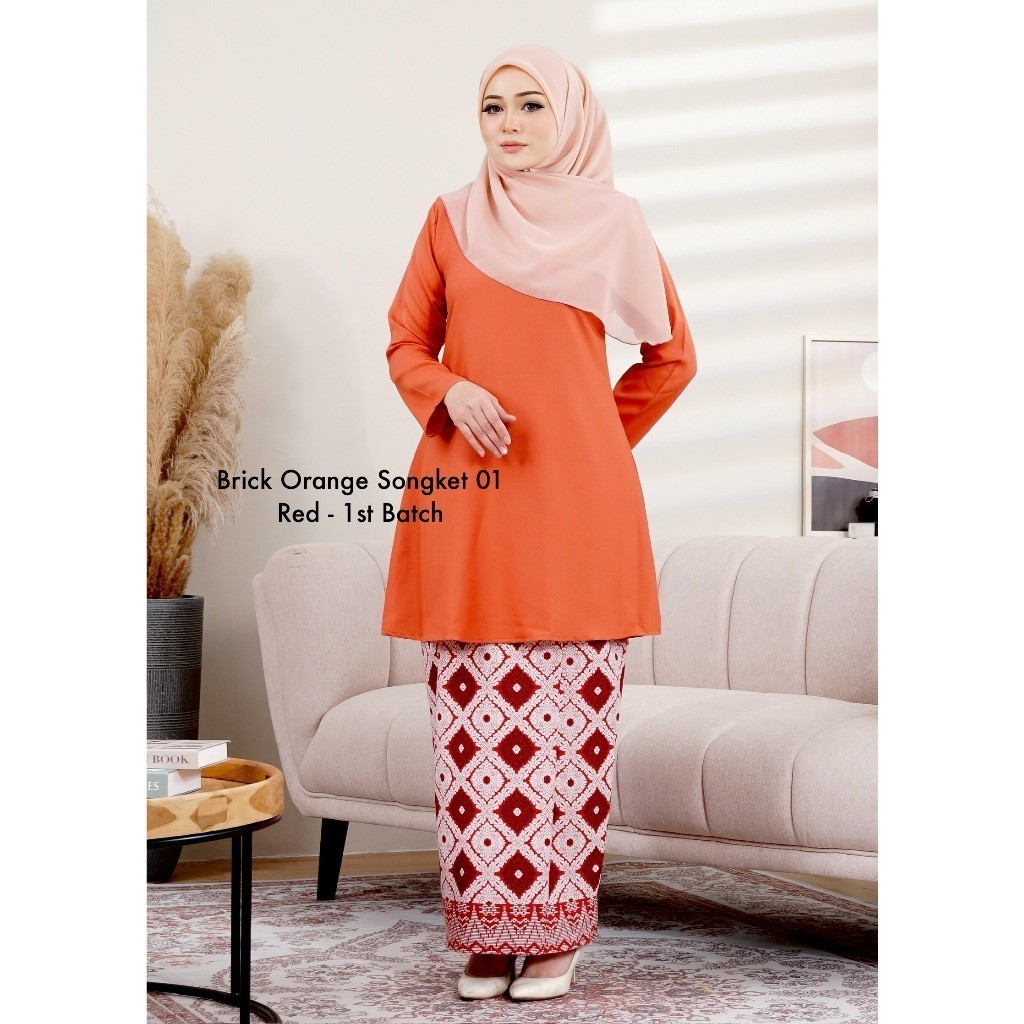 BAJU KURUNG RIAU BATIK BAJU RAYA 2024 ROYAL BLUE BABY SEDONDON MODEN ...