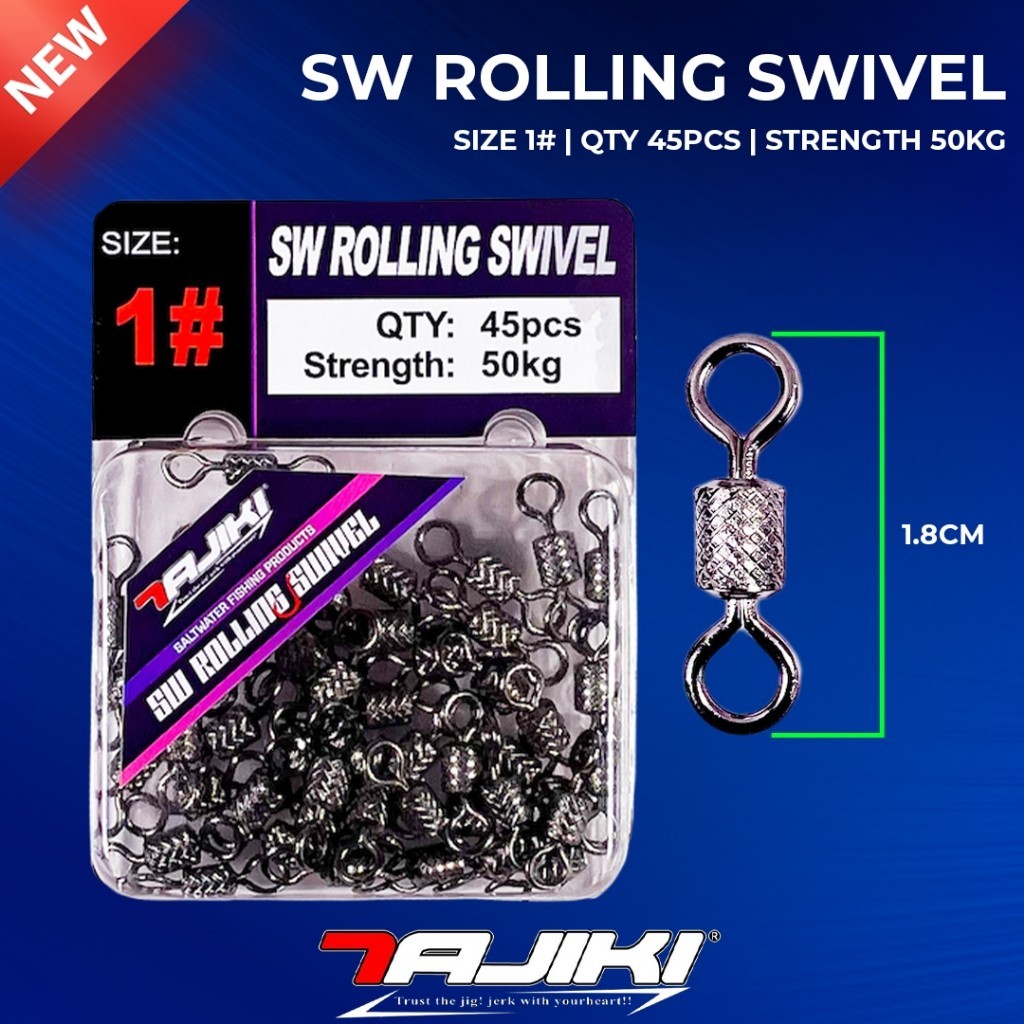 NEW TAJIKI SW ROLLING SWIVEL VALUE PACK | Shopee Malaysia