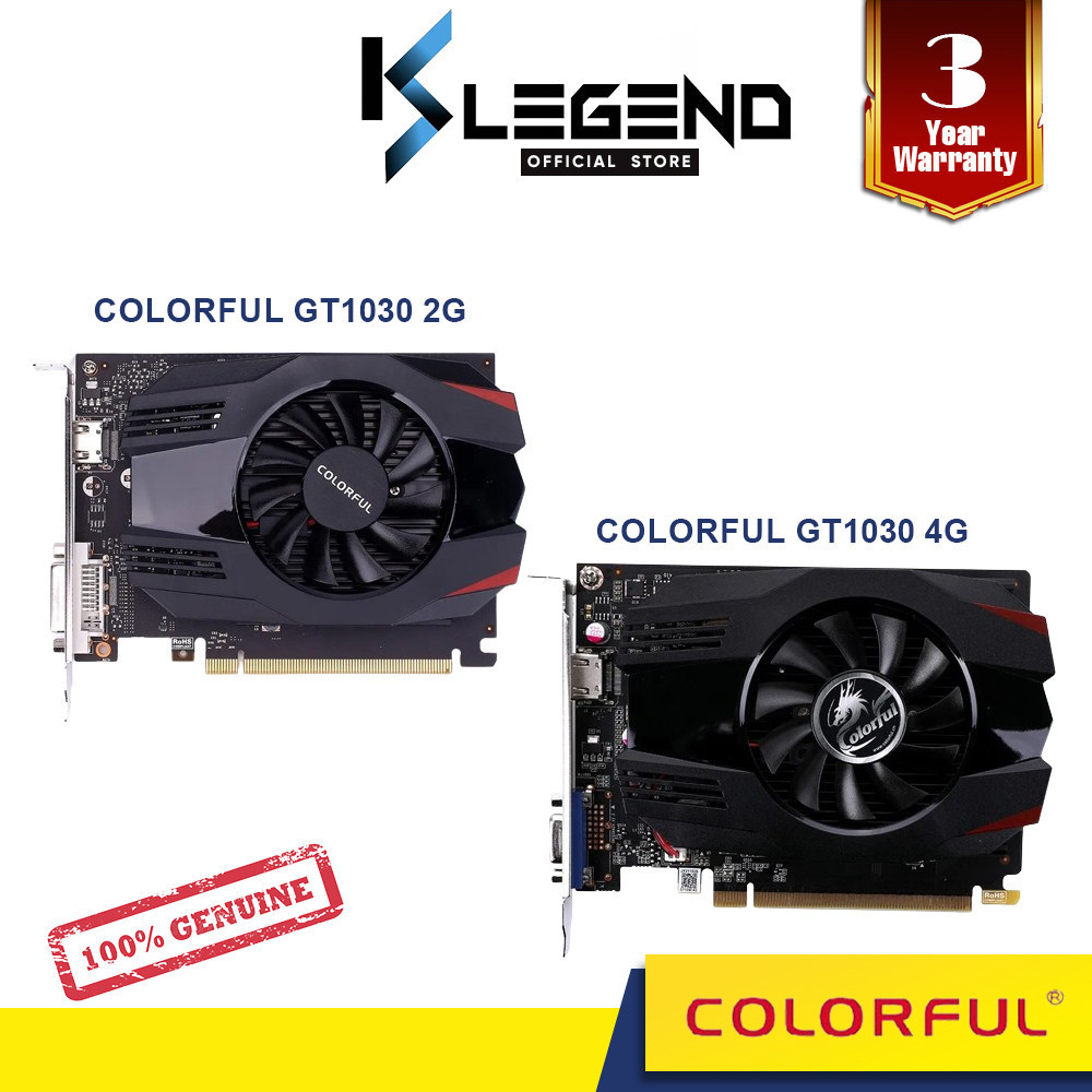 Colorful GT1030 2G/4G 64bit Graphic Card | Shopee Malaysia