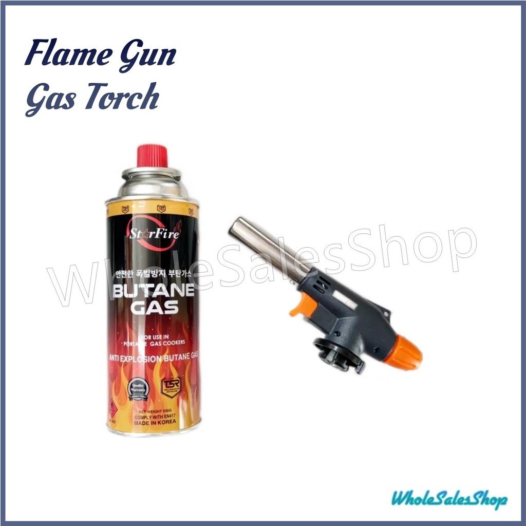 Flame Jet Multipurpose Flamethrower Gas Torch Bbq Ignition Gun ...