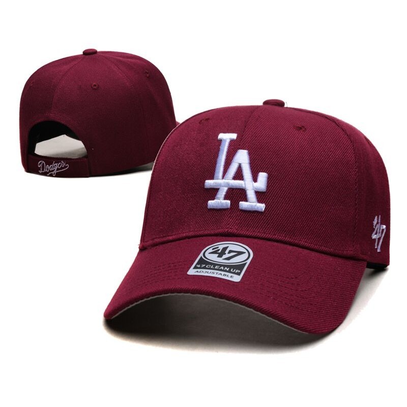 Letter Embroidery LA Baseball Cap Fashion Men's and Women's Travel ...