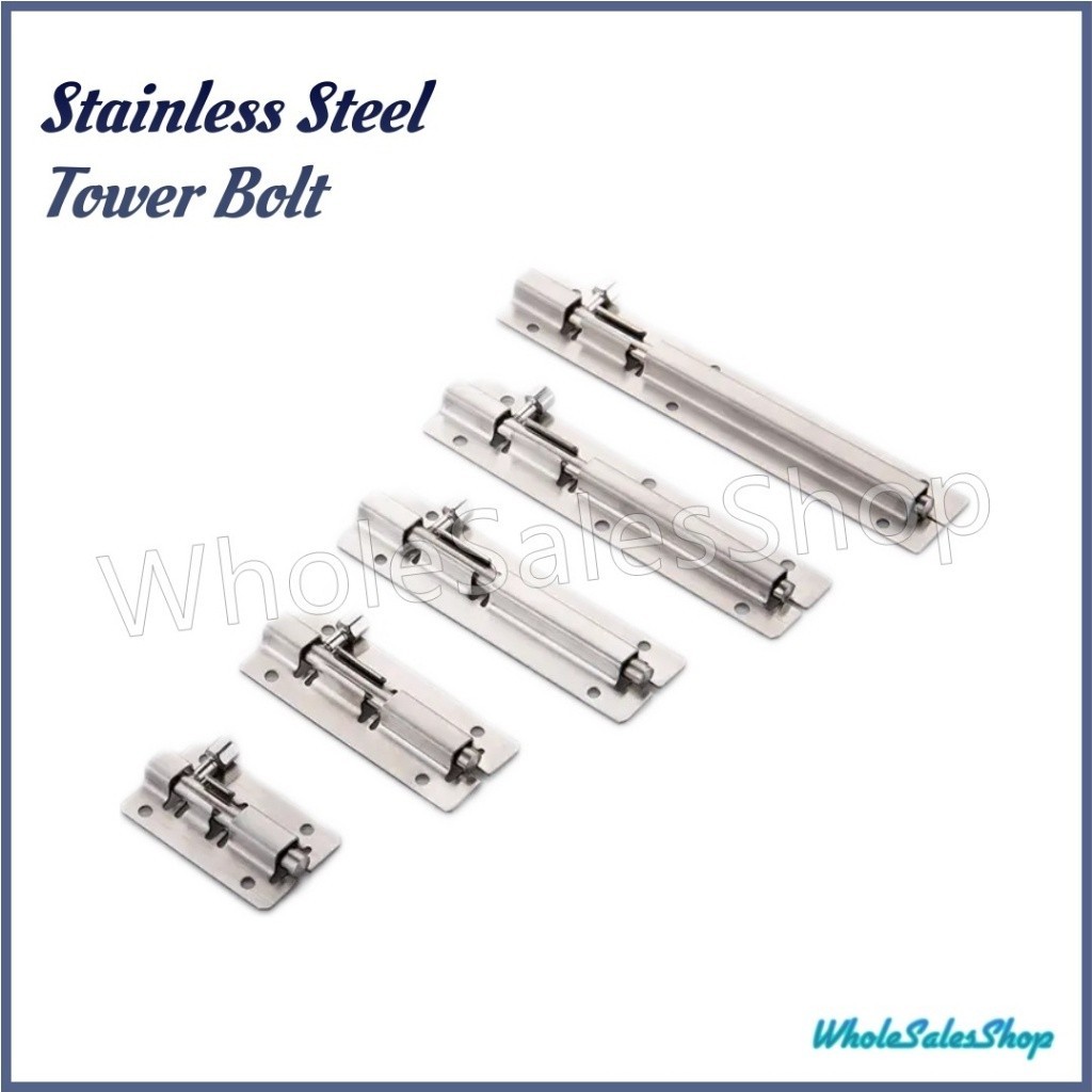 Stainless Steel Door Lock Latch Tower Bolt Door Lock Latch Lock Selak ...