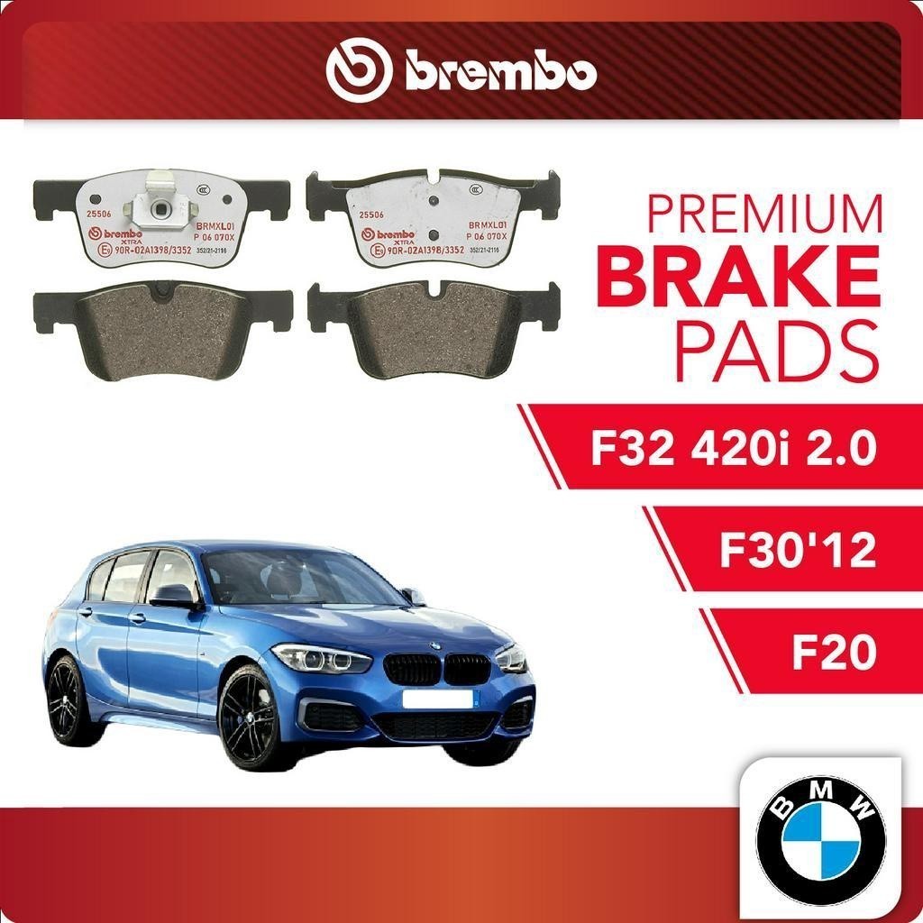 BREMBO Xtra Front Brake Pads (1 set) For BMW F20 118i,120i, F30'12 ...