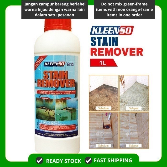 🔥 KLEENSO Concentrated Stain Remover (1 Litre) Pencuci Lantai Hilang ...