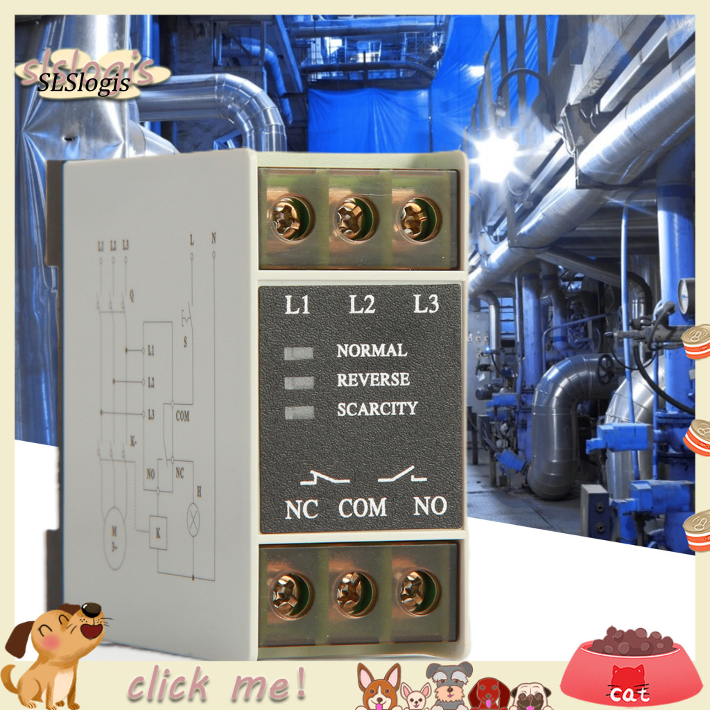 SGW_ TG30S Phase Sequence Protector 220-440V AC 3 Phase Mini Protective ...