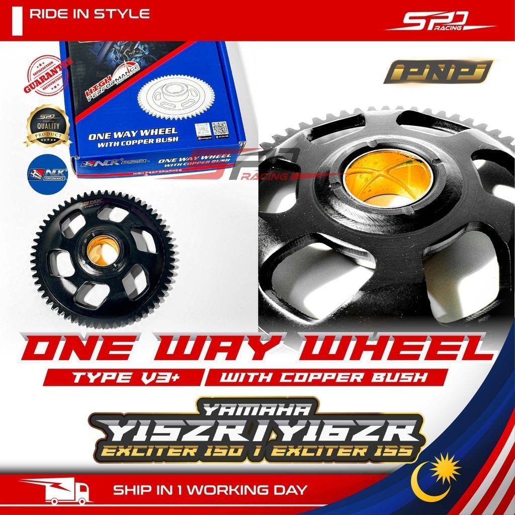 Y15 One Way Wheel I Type V3+ I With Copper Bush NLK Performance For ...