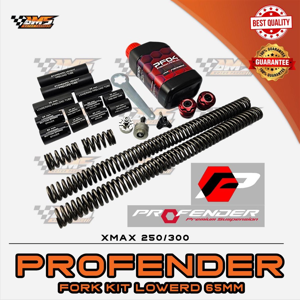 XMAX 250/300 PROFENDER FORK KIT LOWERD 65MM | Shopee Malaysia